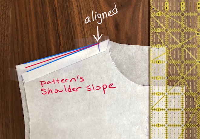 How to make a shoulder template – The Crooked Hem
