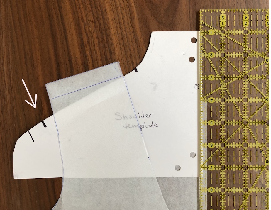 How to make a shoulder template – The Crooked Hem