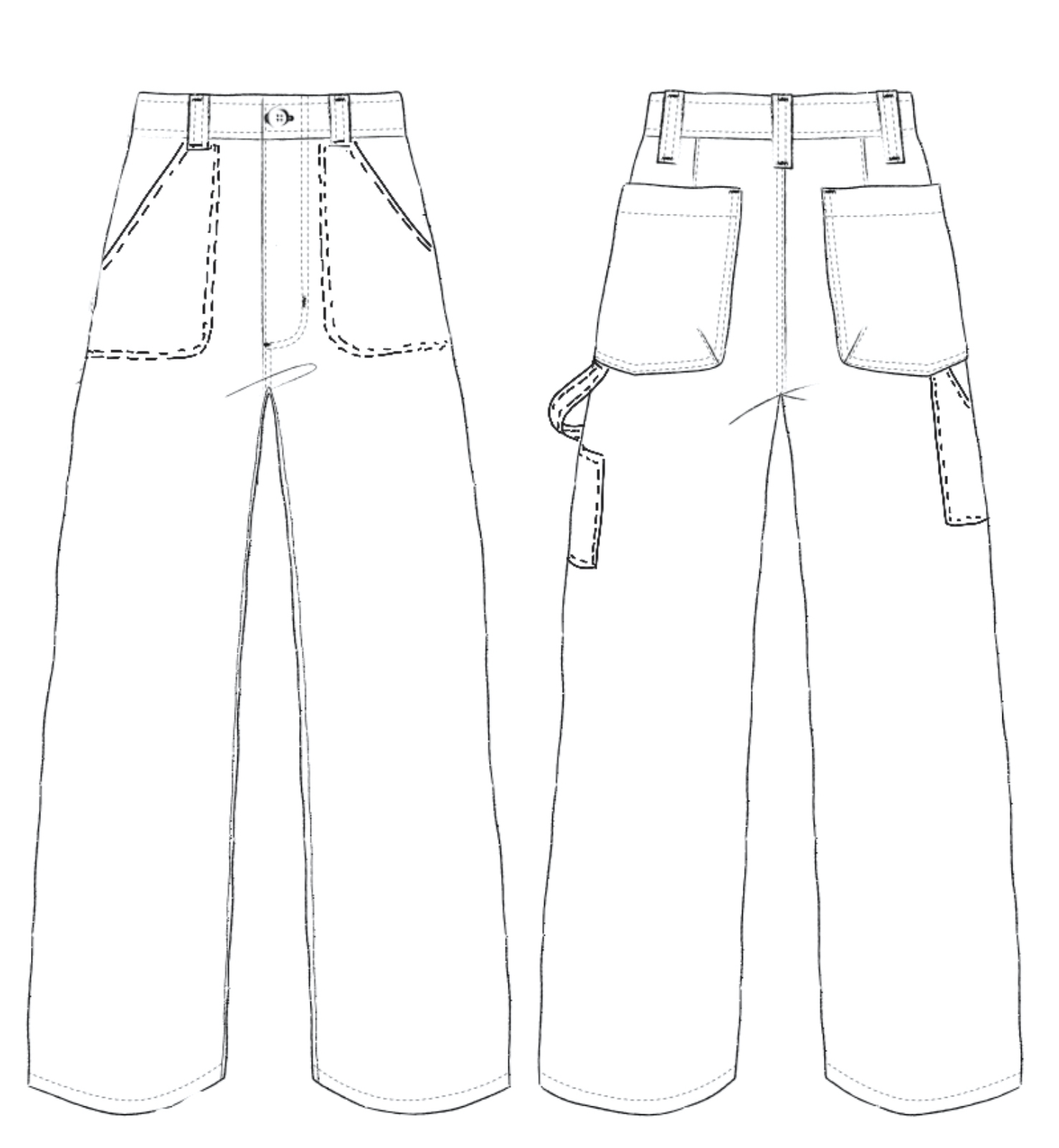 Adams Jeans by Daughter Judy Patterns – The Crooked Hem